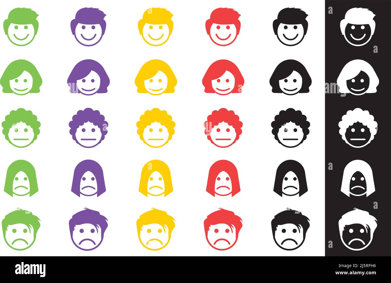 Bad emotions Stock Vector Images - Alamy