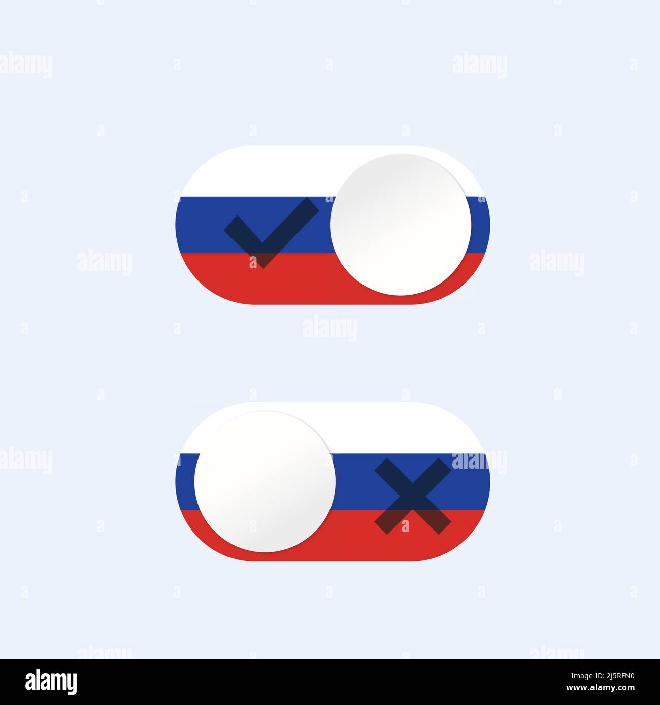 Russia vs Ukraine | vote between Russia vs Ukraine vector art Stock ...