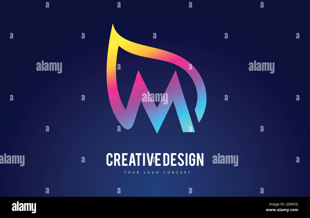 M logo leaf hi-res stock photography and images - Alamy