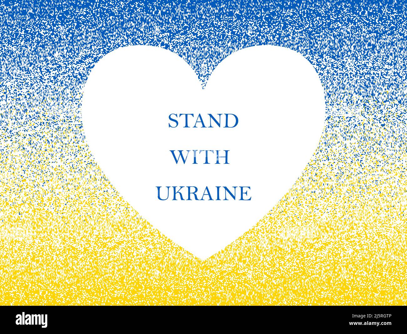 Support ukraine text flag Stock Vector Images - Alamy