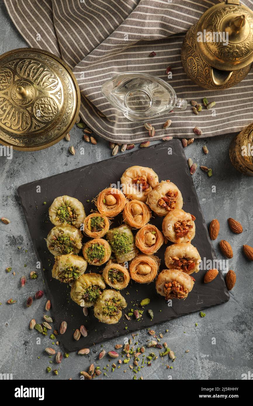 Lokma honey doughnuts hi-res stock photography and images - Alamy