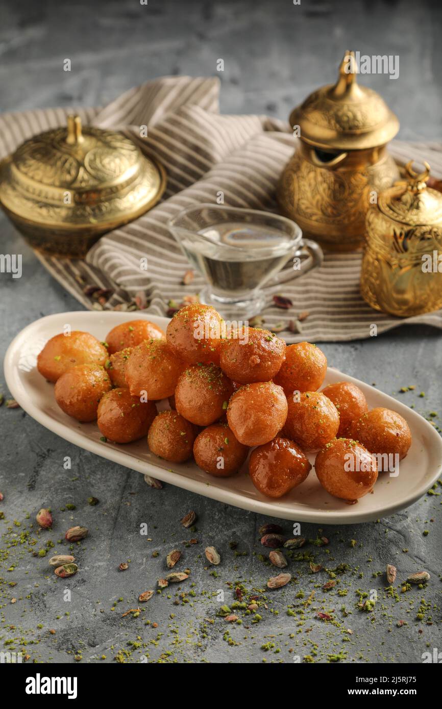 Lokma turkish restaurant hi-res stock photography and images - Alamy
