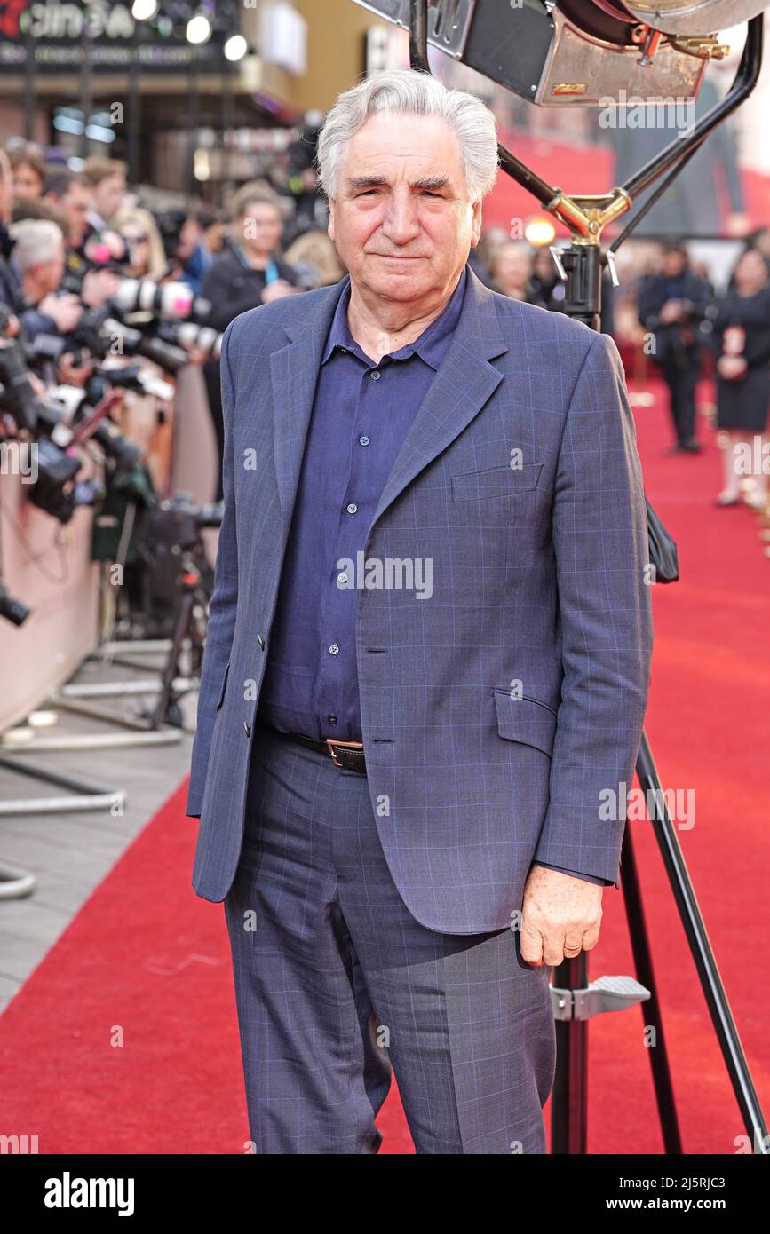 Jim Carter attending the world premiere of Downton Abbey: A New Era at ...