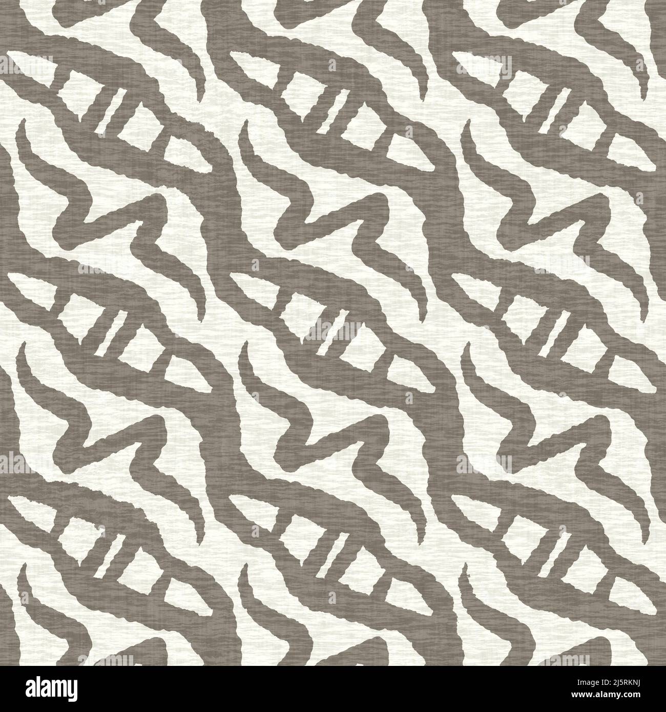 Hand drawn doodle linen effect texture pattern. Seamless woven natural ...