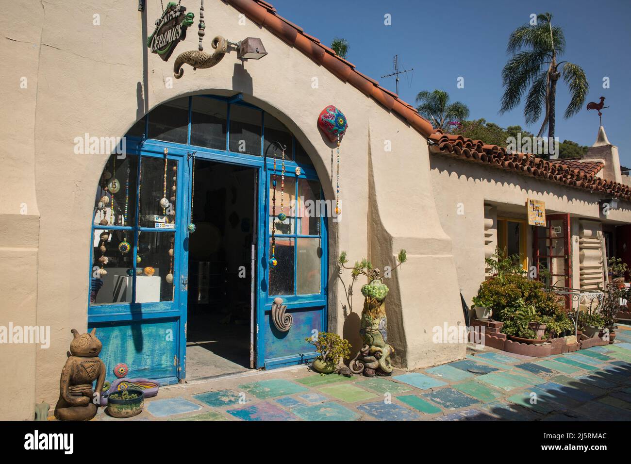 Douglas Snider Ceramics Studio in the Spanish Village Art Center in ...