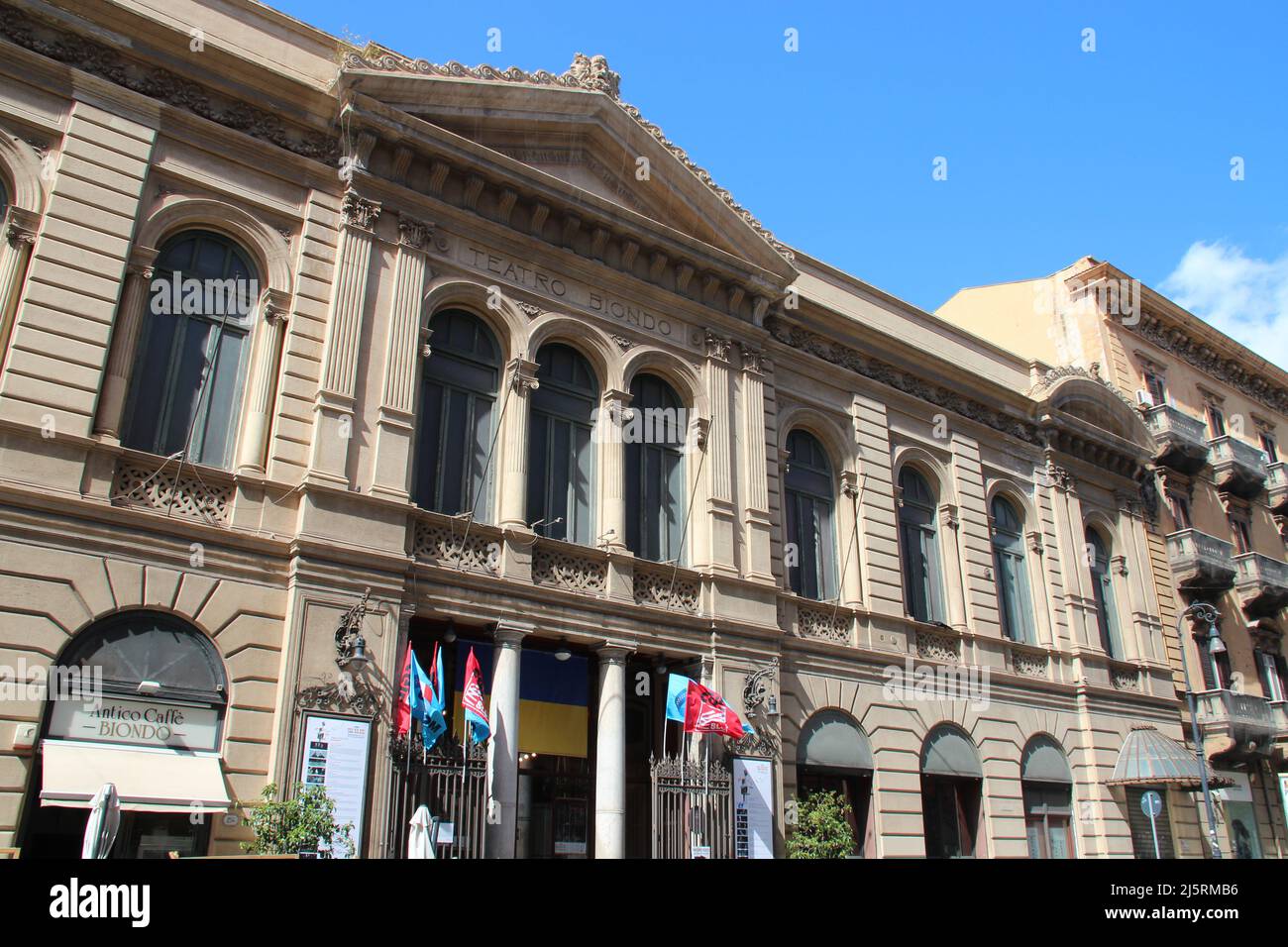 biondo theater in palermo in sicily (italy Stock Photo - Alamy
