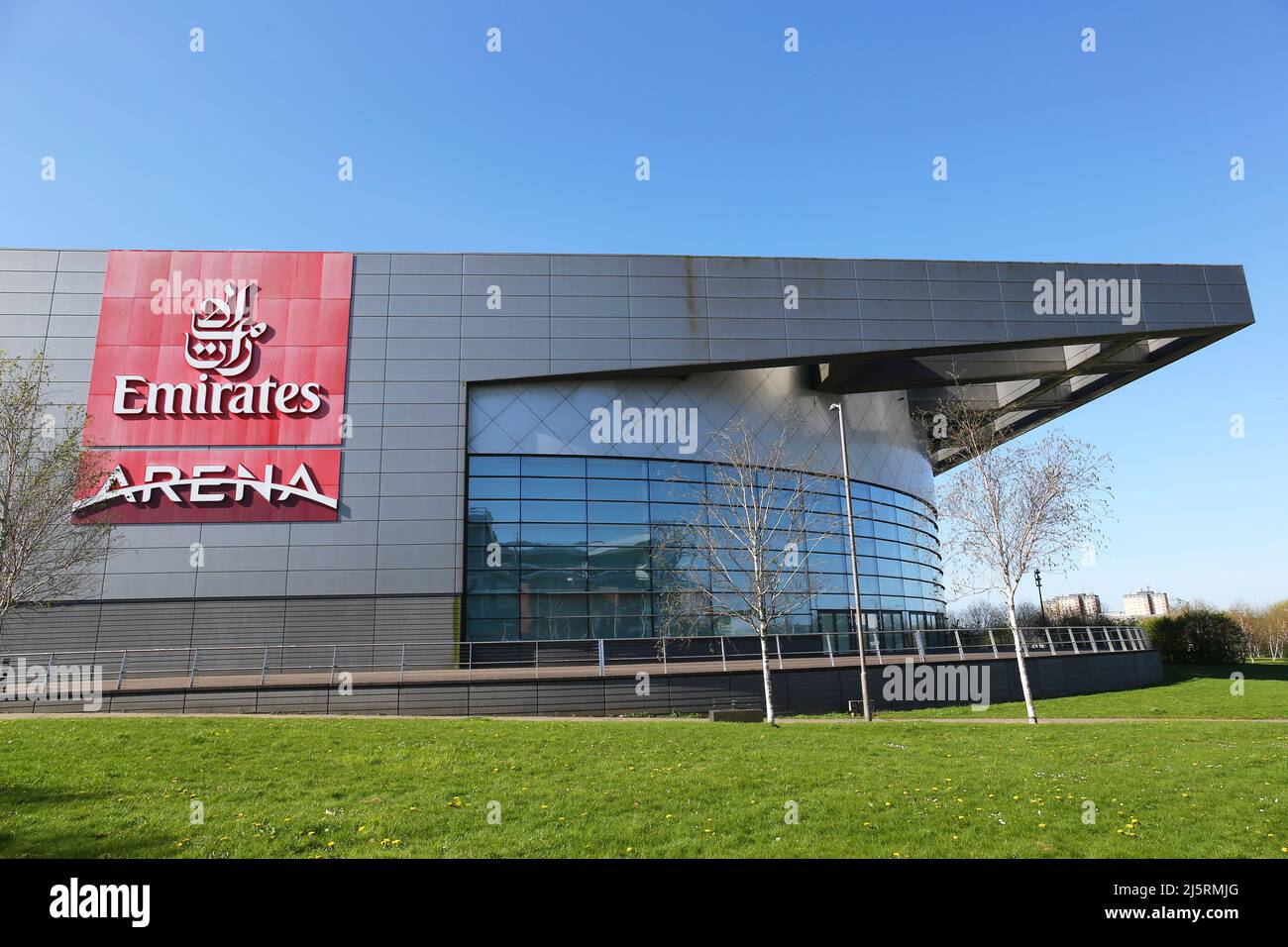 Emirates arena sports stadium, also known as the Sir Chris Hoy ...