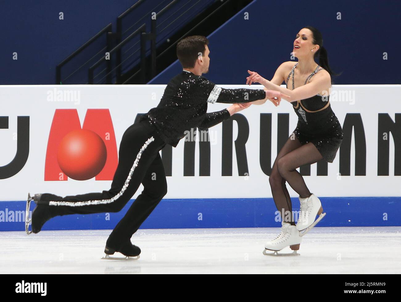 Charlene GUIGNARD / Marco FABBRI of Italy during the ISU World Figure ...