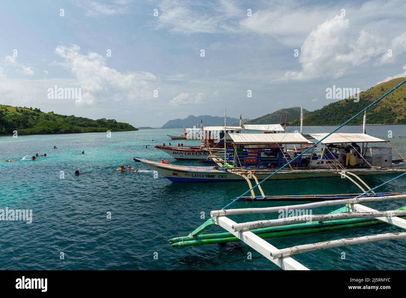 Traditional Filipino boats, Coron, Philippines - 10.11.2019 Stock Photo ...