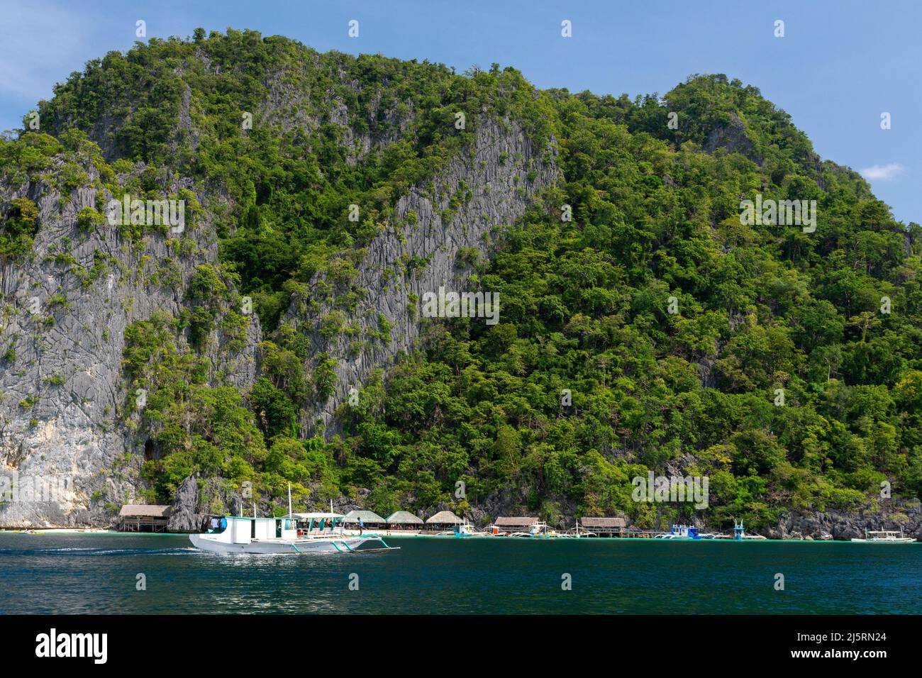 Traditional Filipino boats, Coron, Philippines - 10.11.2019 Stock Photo ...