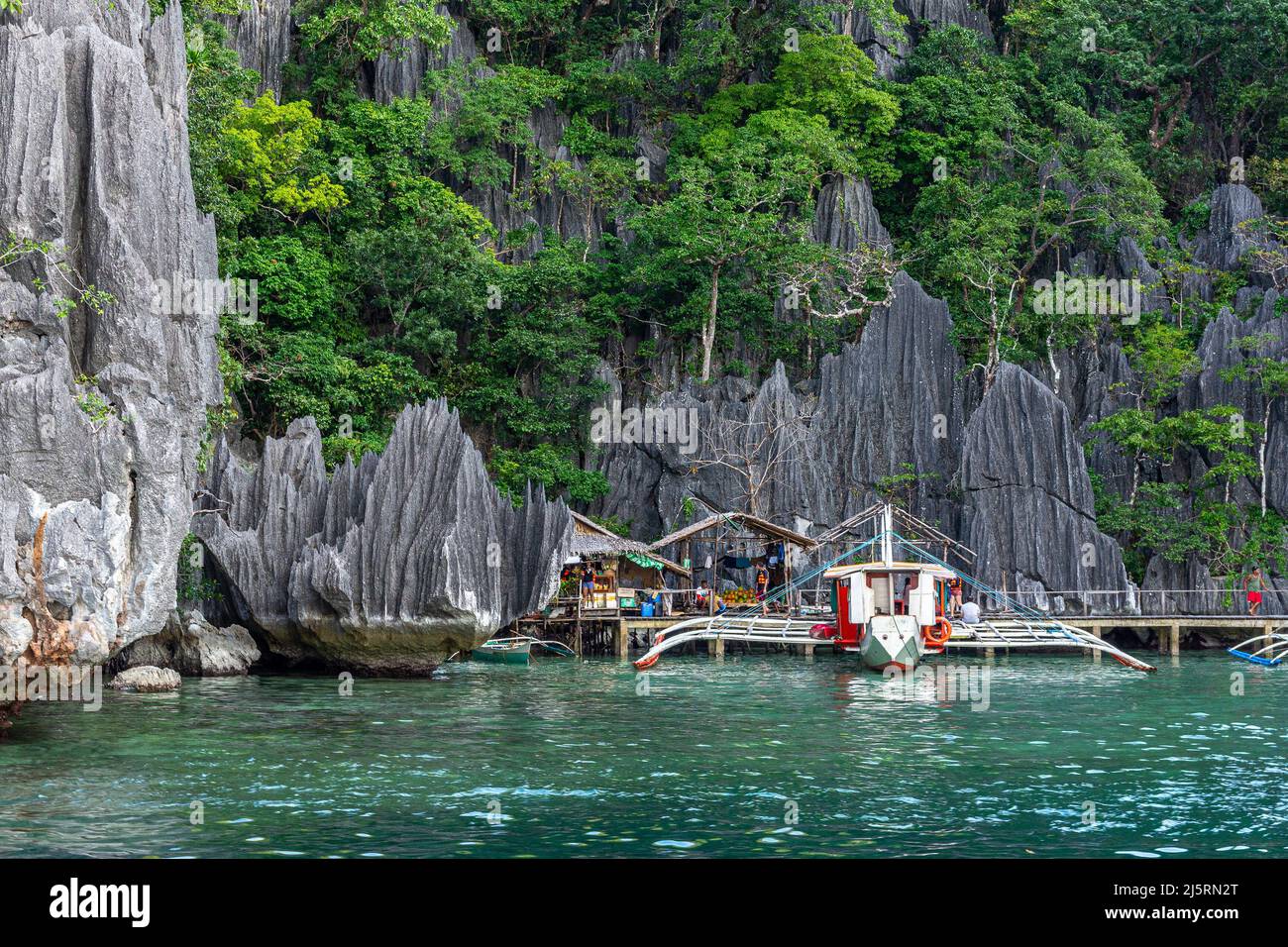 Traditional Filipino boats, Coron, Philippines - 10.11.2019 Stock Photo ...