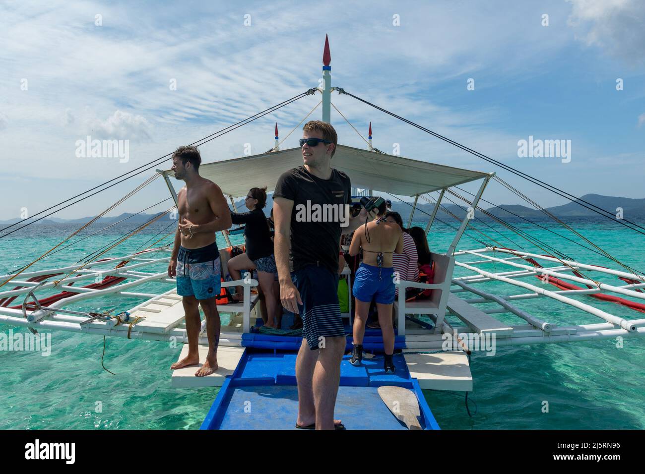 Trip on the traditional Filipino boat, Coron, Philippines - 11.11.2019 ...