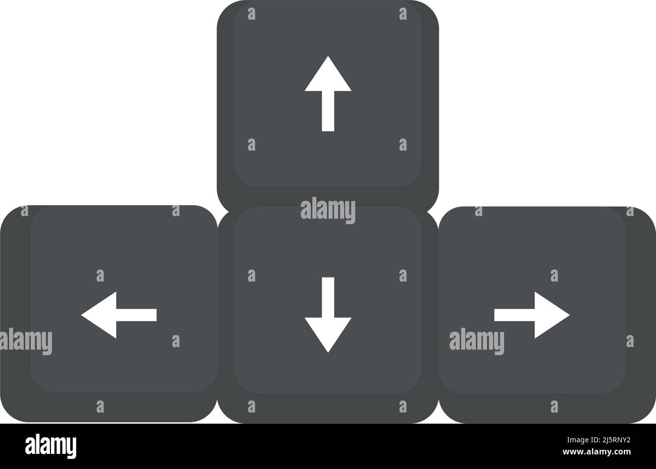 keyboard arrows control Stock Vector Image & Art - Alamy