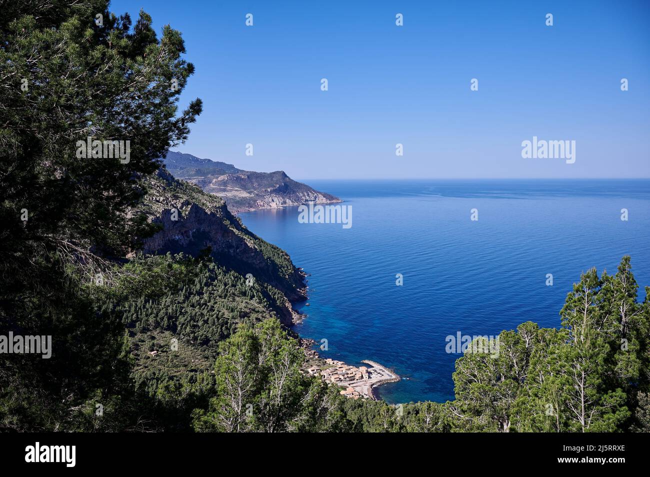 Seascape majorca view village hi-res stock photography and images - Alamy