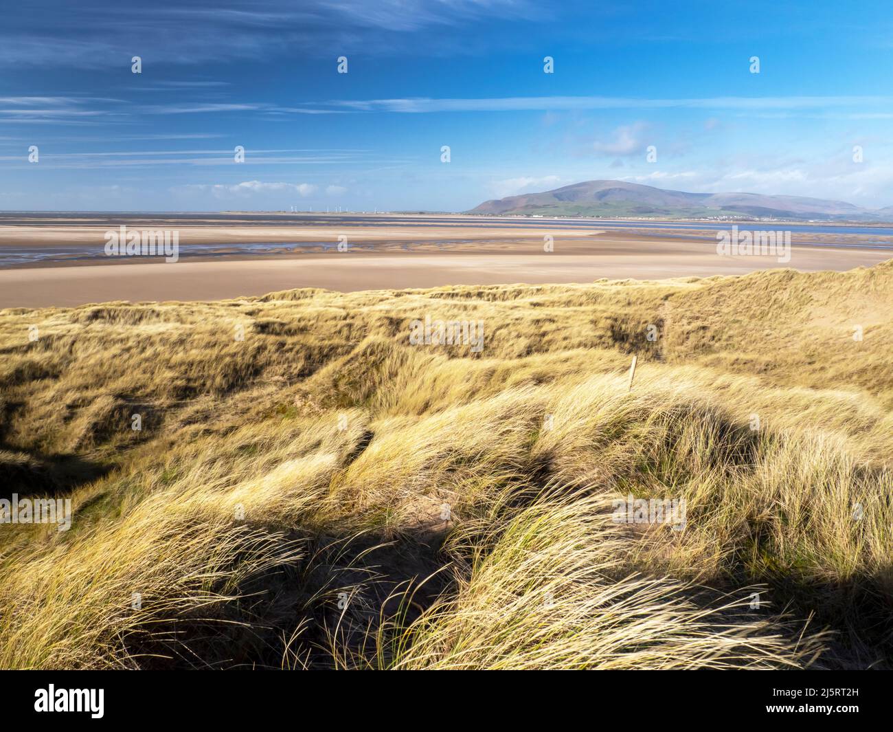Sandscale Hawes at Roanhead on the Cumbrian coast near Barrow in ...
