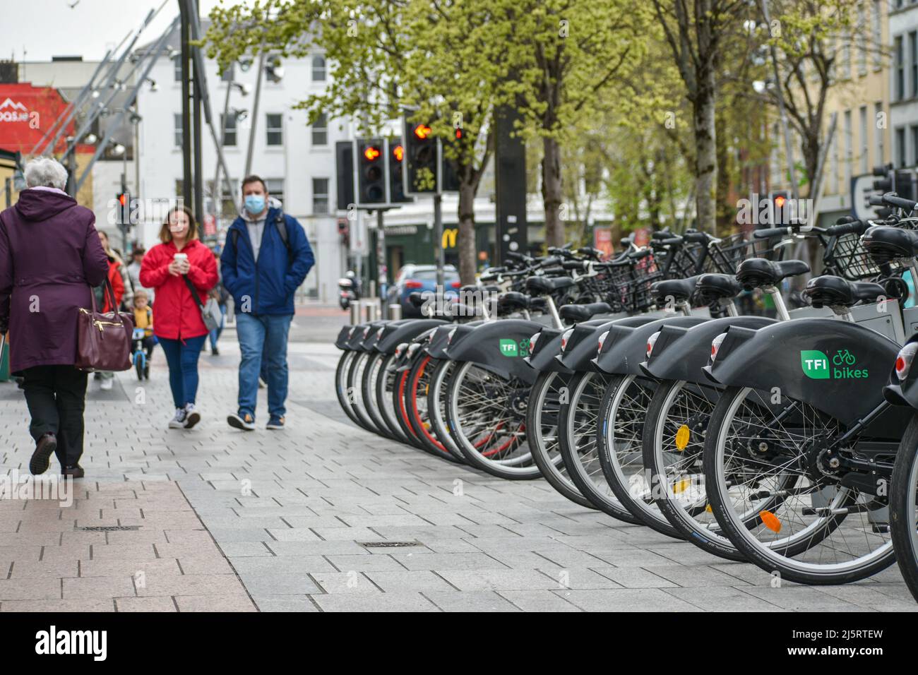 Tfi bikes station hi-res stock photography and images - Alamy
