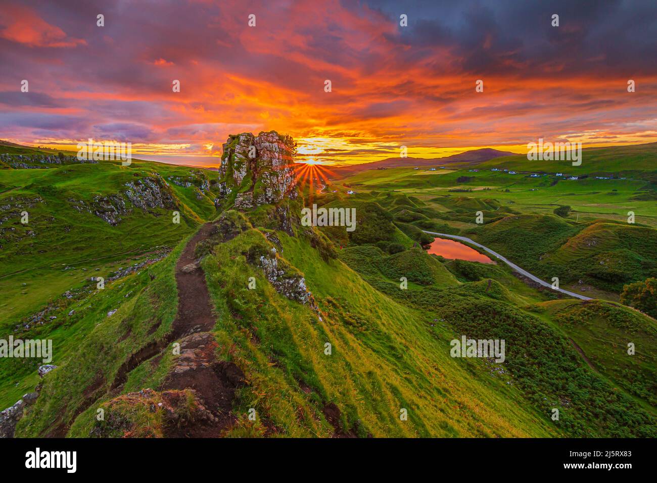 Scottish highland sunset hi-res stock photography and images - Alamy