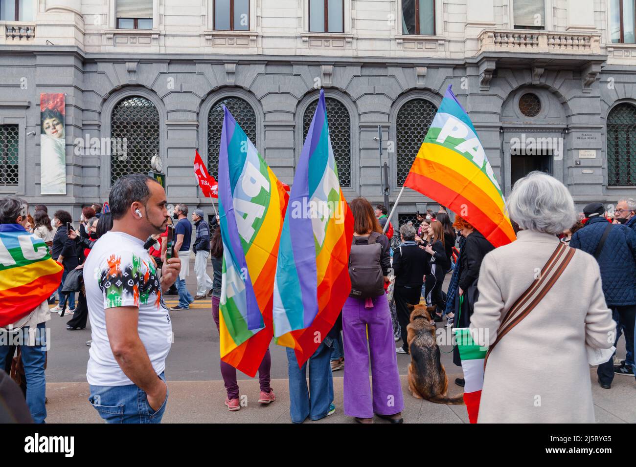 Demonstration for peace, for people's rights, against Russia-Ukraine ...