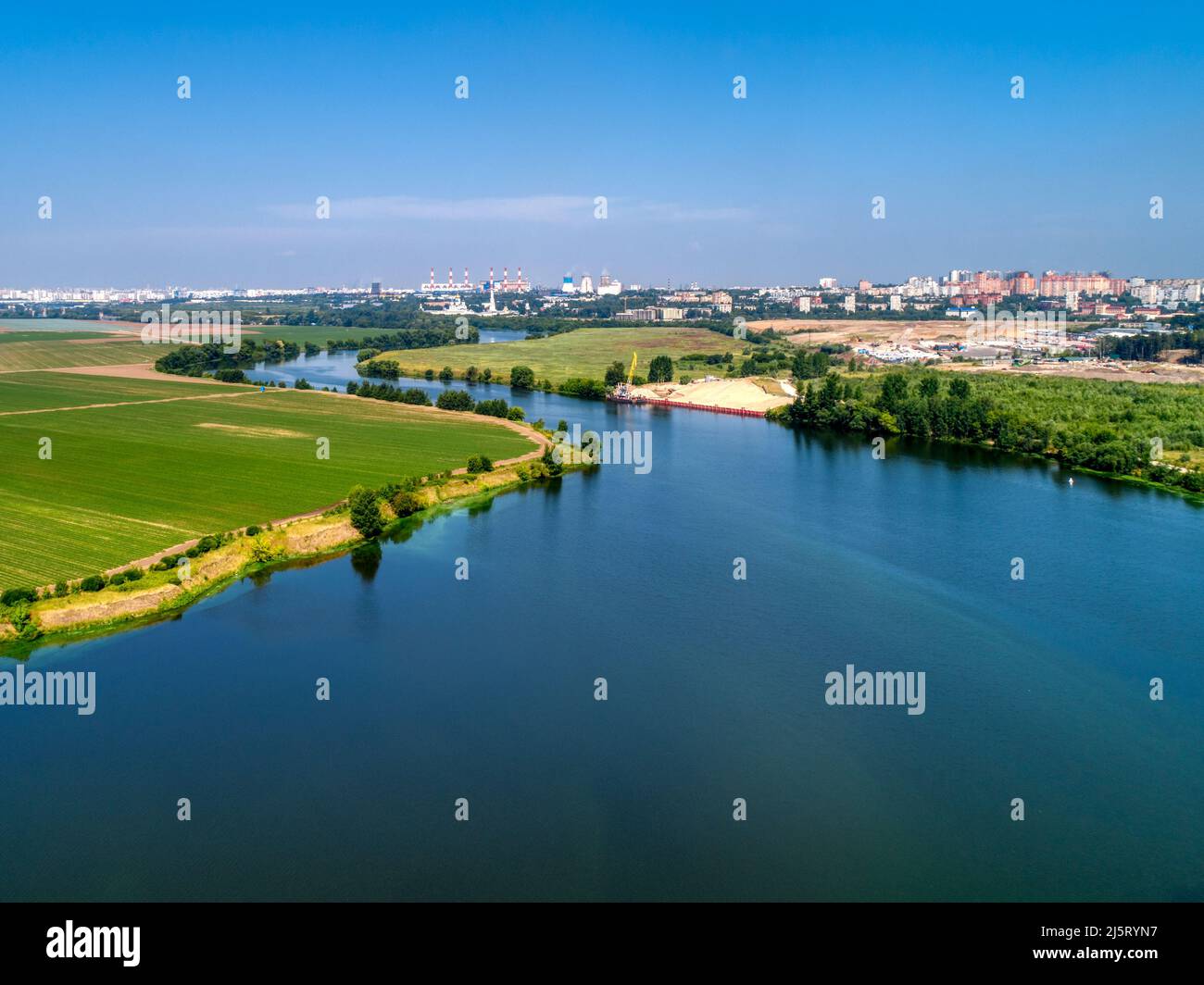 River azure blue water wide hi-res stock photography and images - Alamy