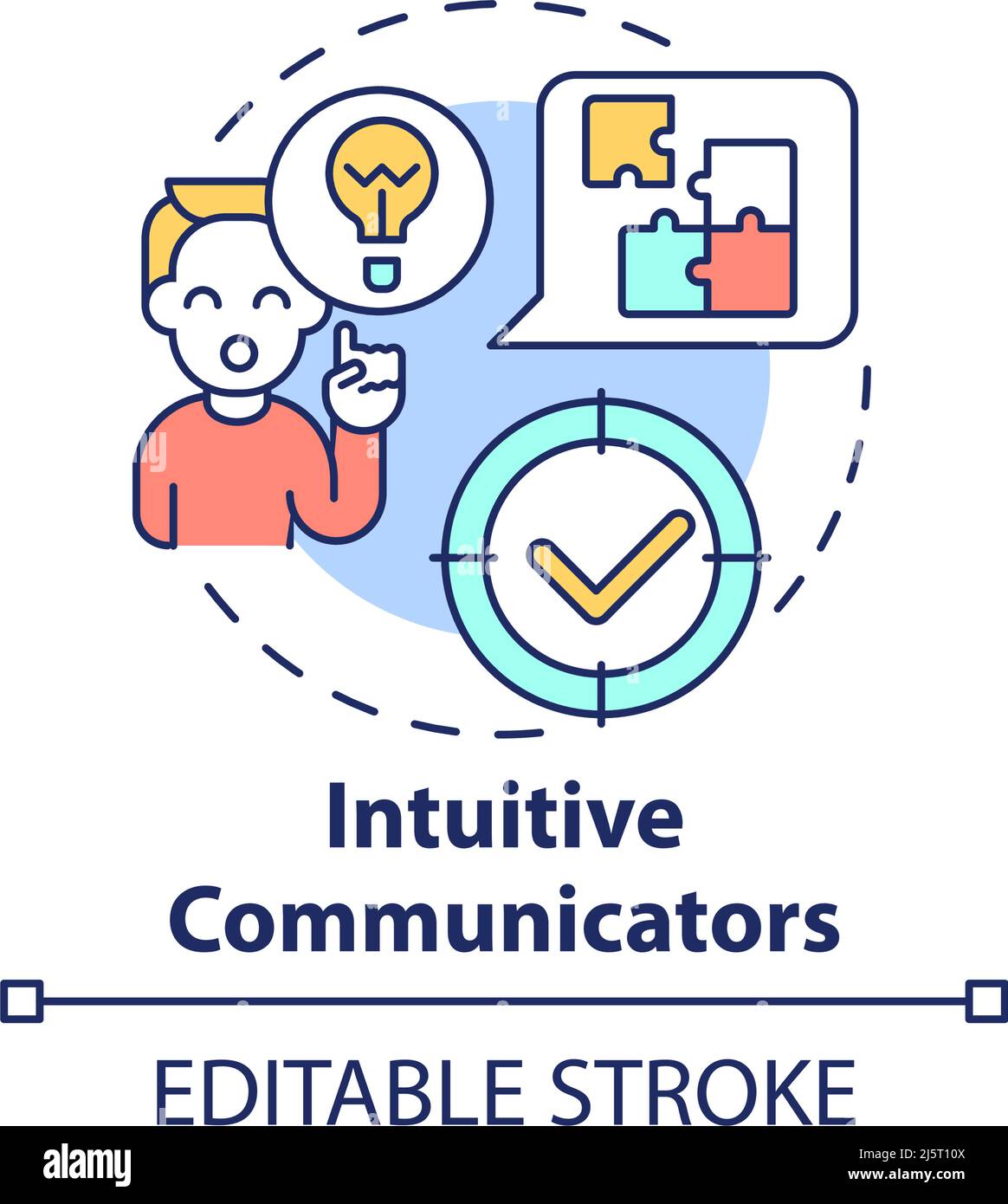 Intuitive communicators concept icon Stock Vector Image & Art - Alamy Intuitive communicators concept icon Stock Vector Image & Art - Alamy