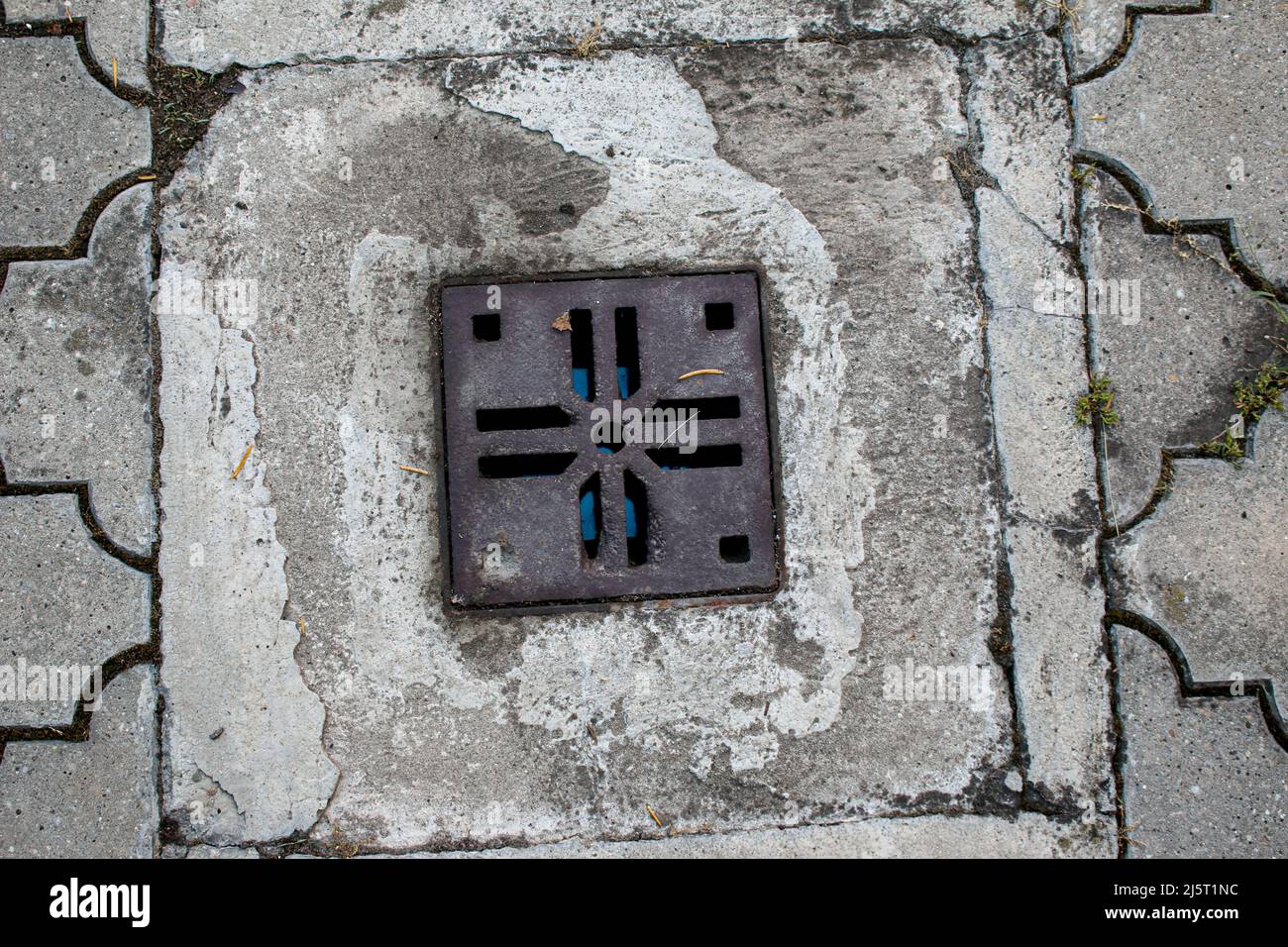 A small hatch for receiving rainwater or melted snow. Against the ...