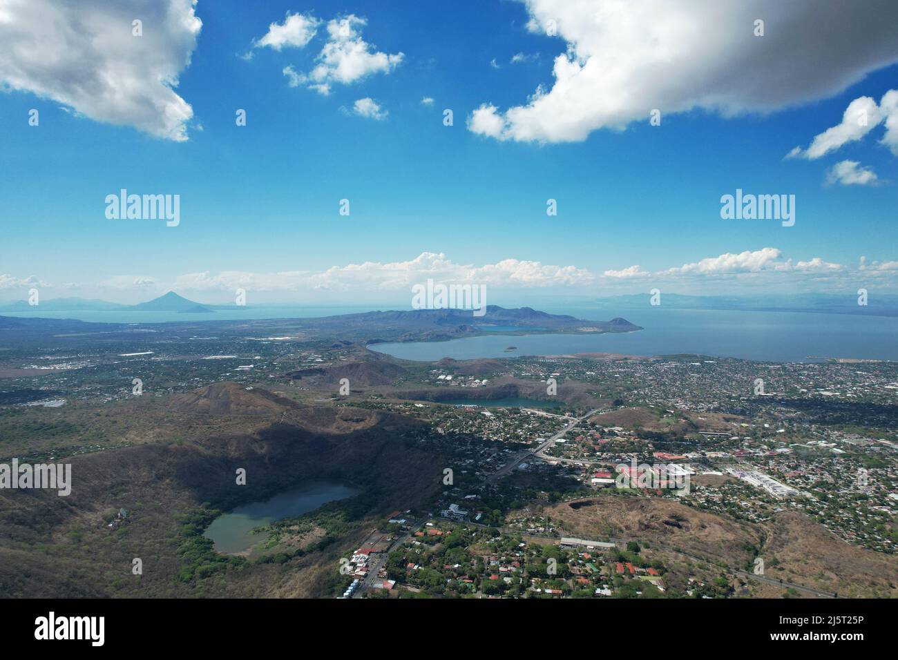 Panoramic view of managua city Nicaragua central america Stock Photo ...
