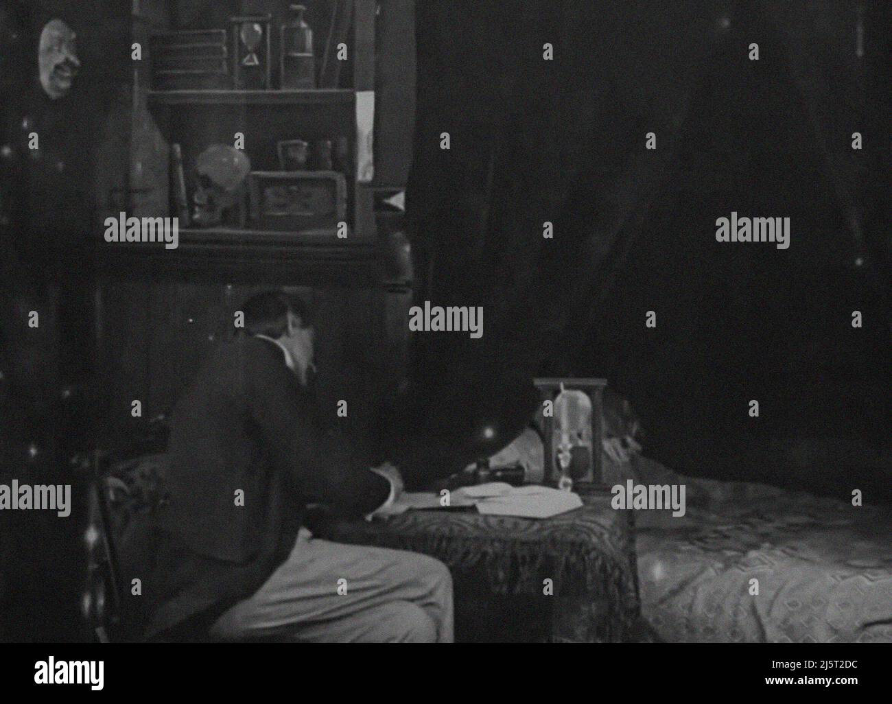 Frankenstein illustration 1800s hi-res stock photography and images - Alamy