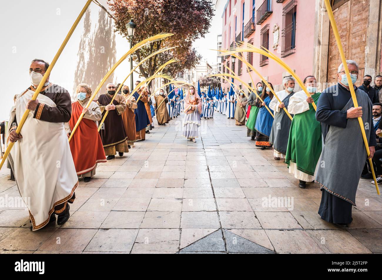 Domingo de Ramos, Semana Santa 2022, Zaragoza Stock Photo - Alamy