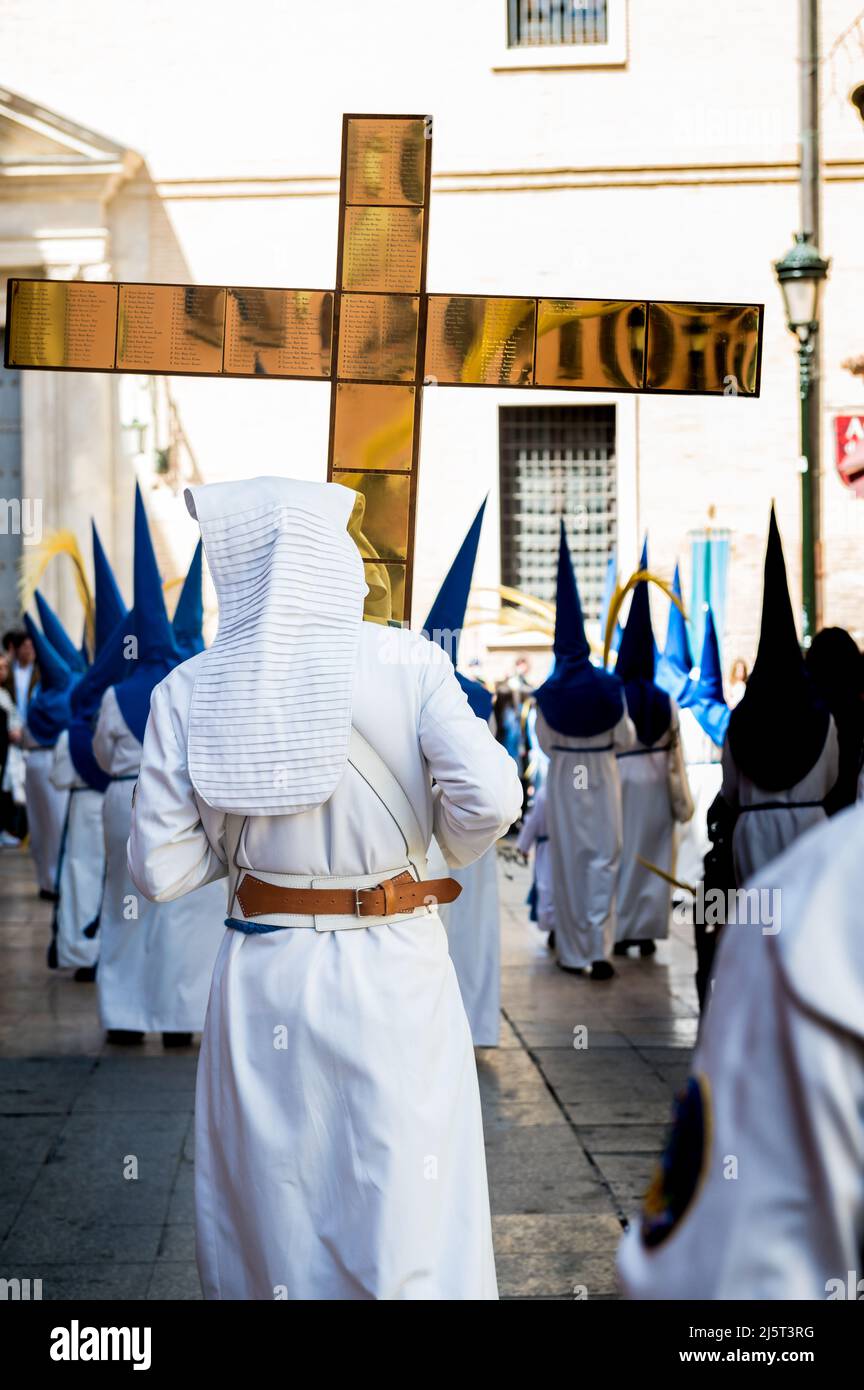 Domingo de Ramos, Semana Santa 2022, Zaragoza Stock Photo - Alamy