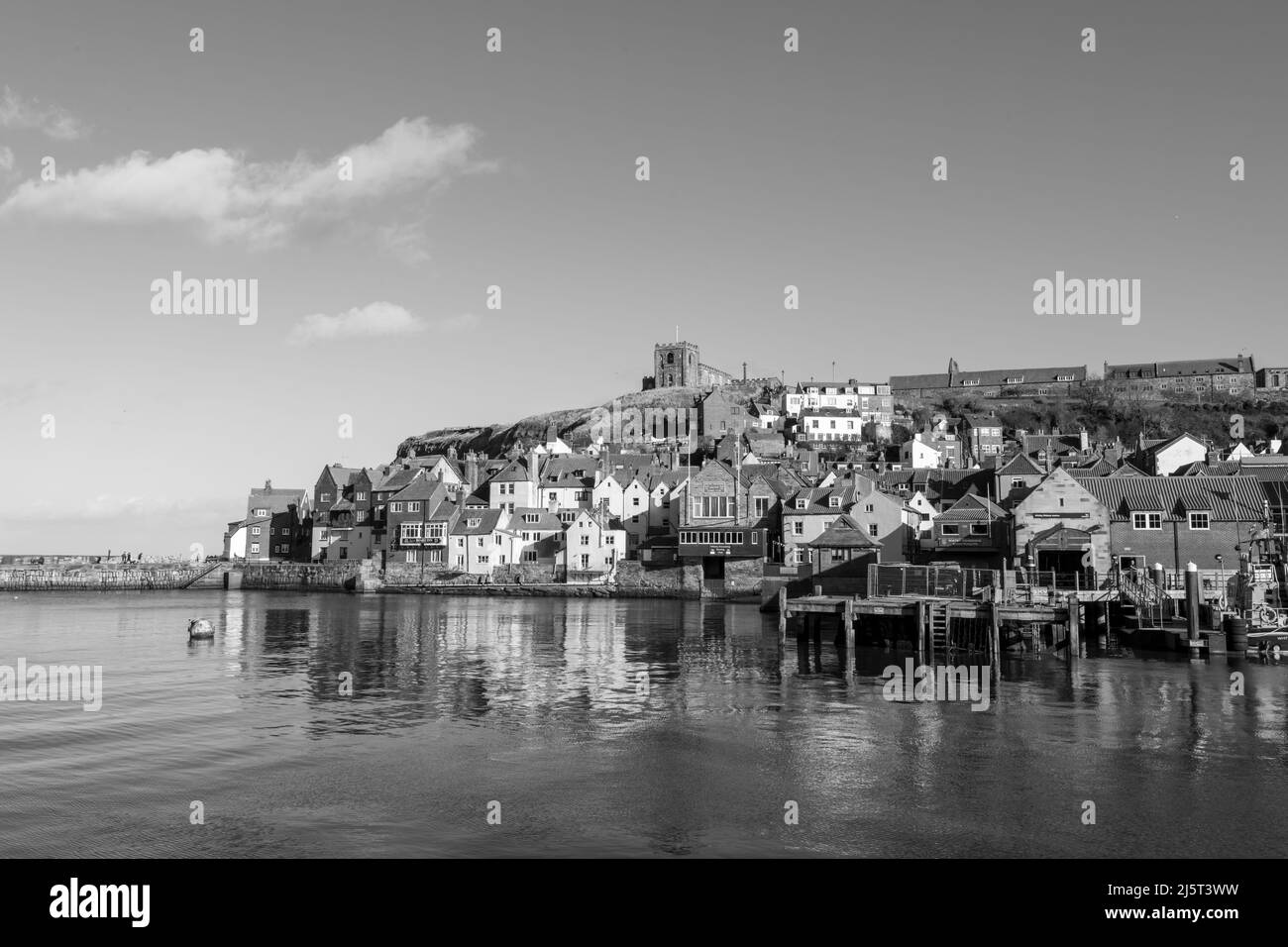 Landscape photo of Whitby in North Yorkshire Stock Photo - Alamy
