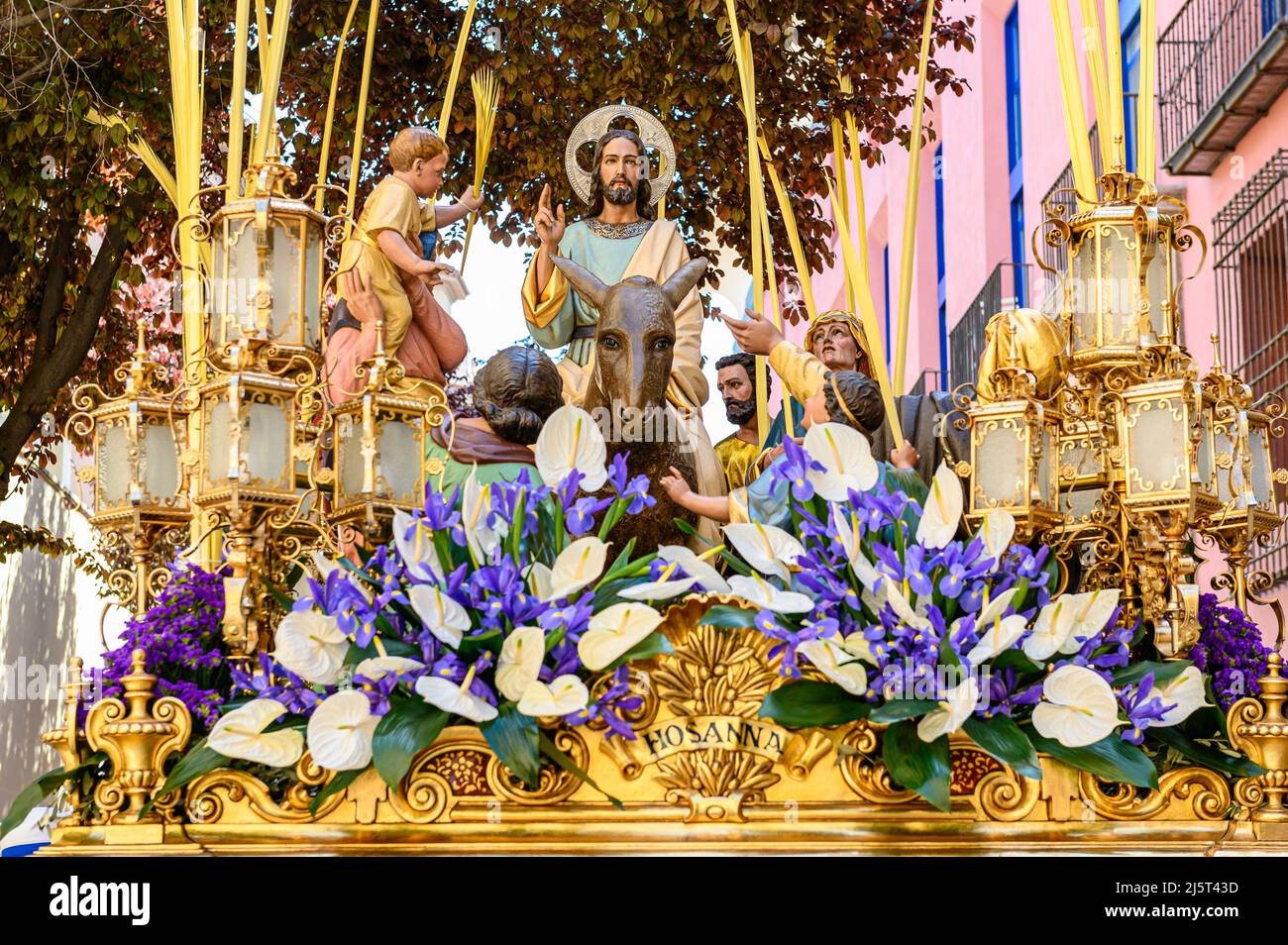 Domingo de Ramos, Semana Santa 2022, Zaragoza Stock Photo - Alamy