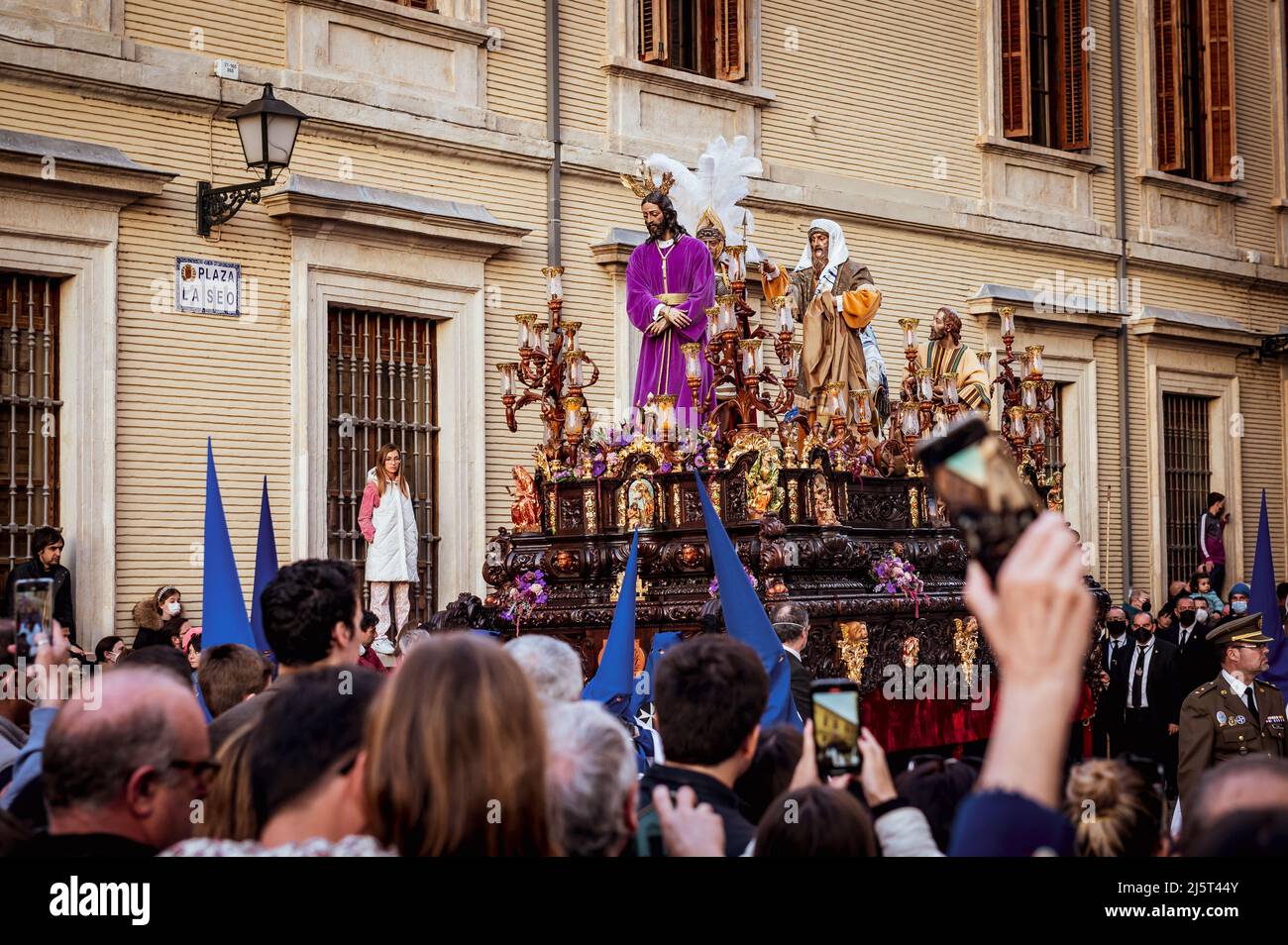 Domingo de Ramos, Semana Santa 2022, Zaragoza Stock Photo - Alamy