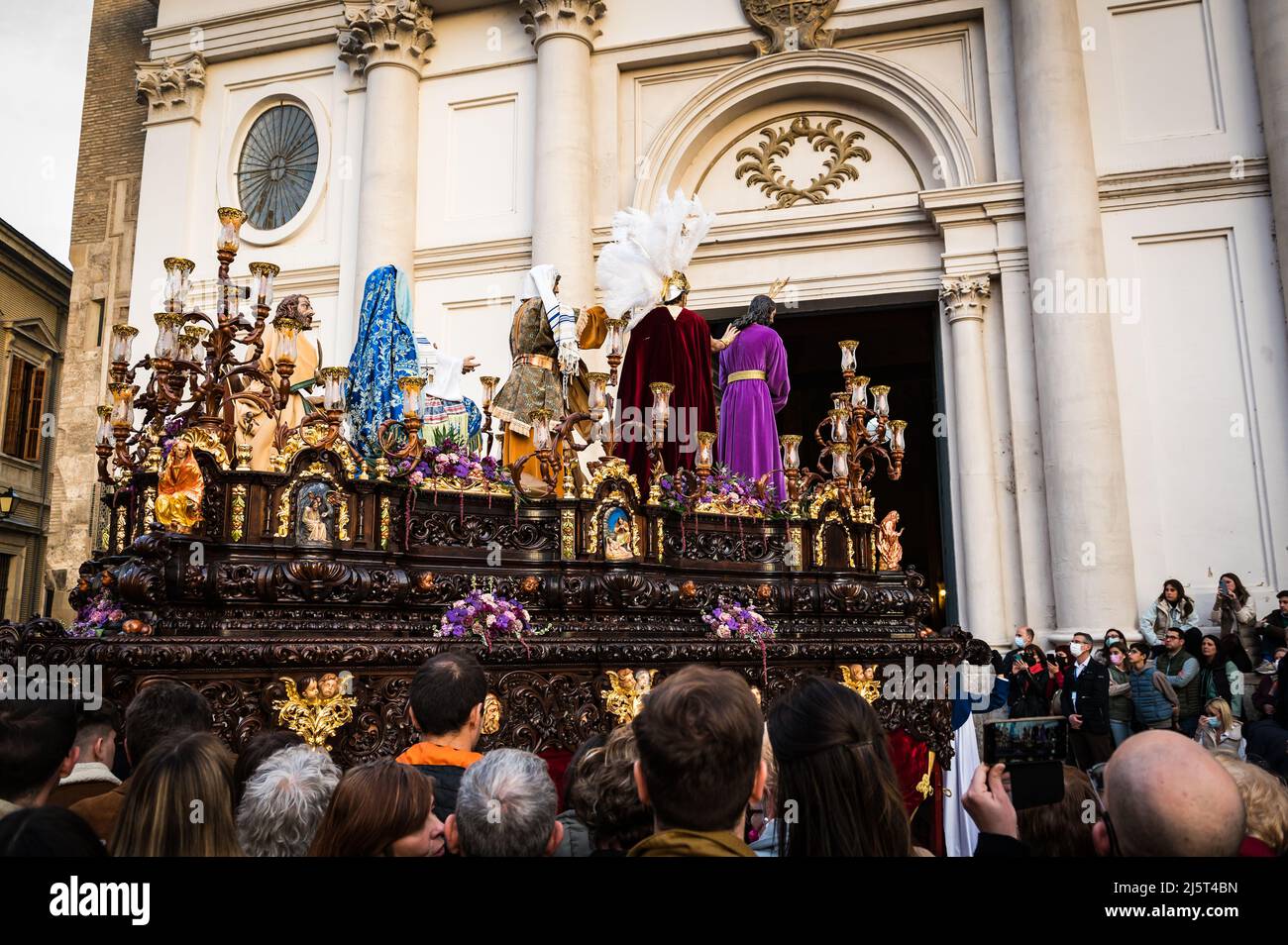 Domingo de Ramos, Semana Santa 2022, Zaragoza Stock Photo - Alamy