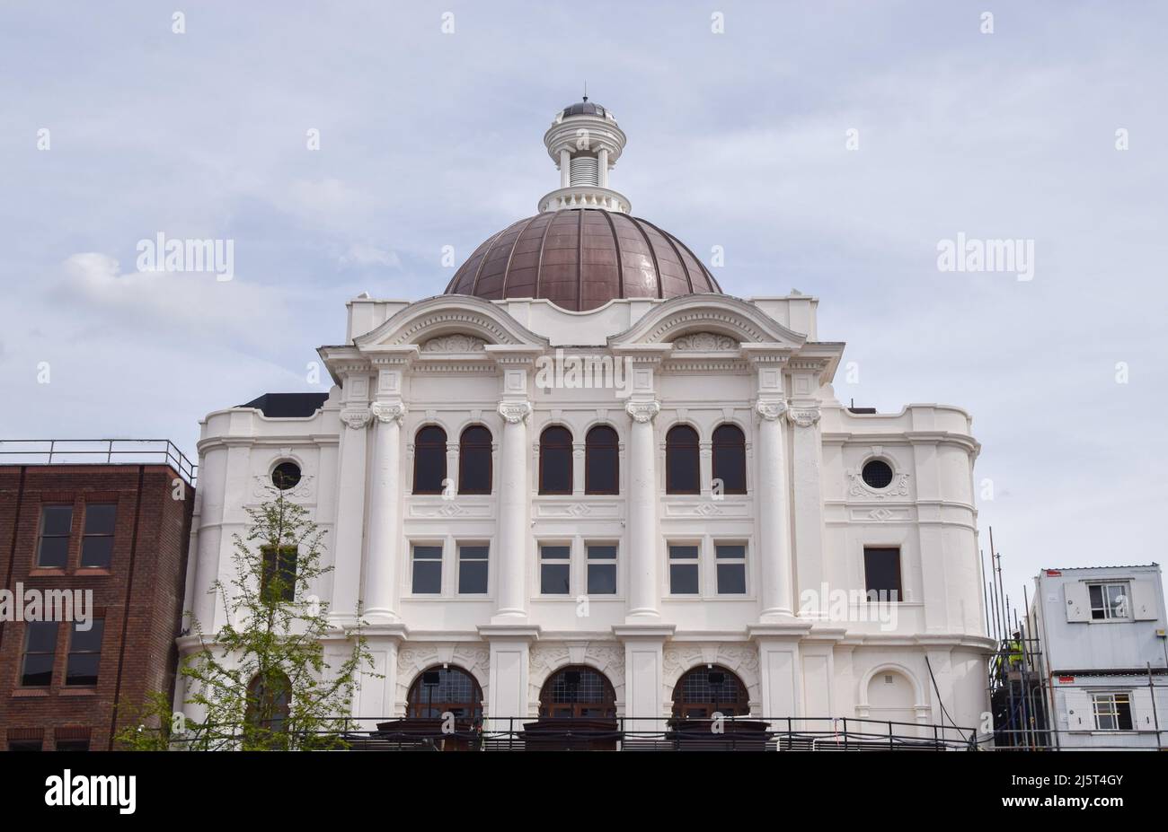 KOKO music venue and nightclub in Camden under renovation. London, UK 18th April 2022 Stock ...
