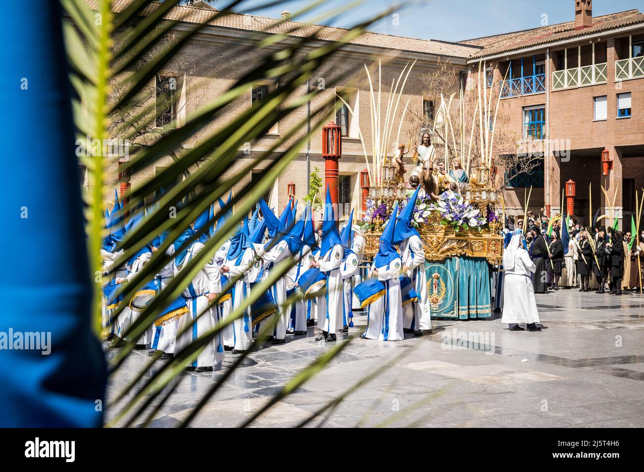 Domingo de Ramos, Semana Santa 2022, Zaragoza Stock Photo - Alamy