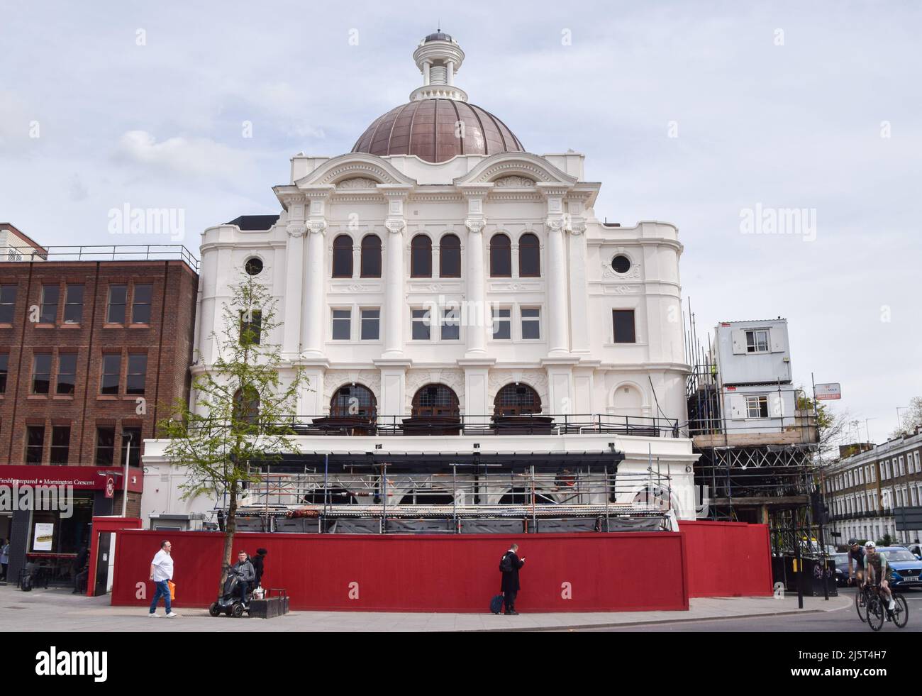 KOKO music venue and nightclub in Camden under renovation. London, UK 18th April 2022 Stock ...