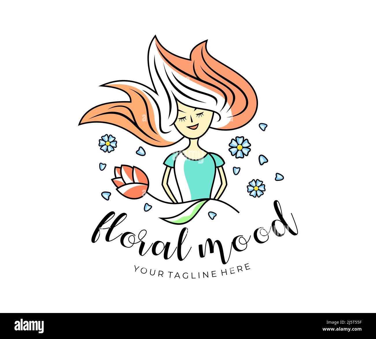 Hair Blowing Logo Hair Logo PNG, Vector, PSD, And Clipart With