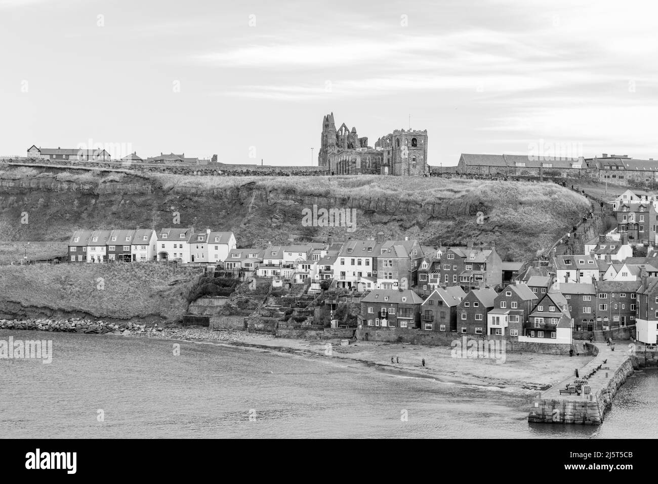 Landscape photo of Whitby in North Yorkshire Stock Photo - Alamy