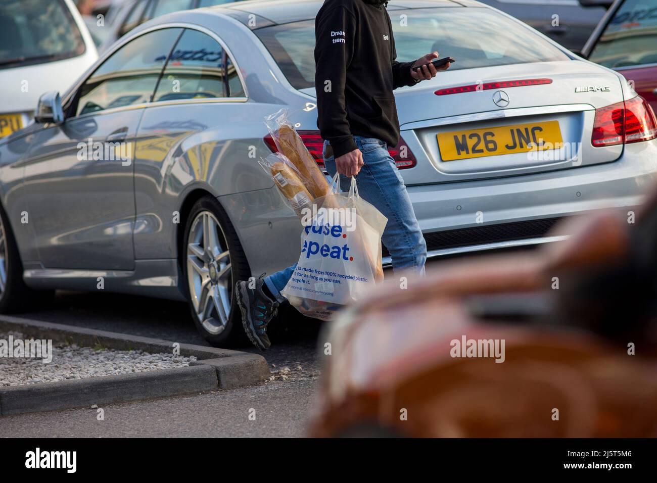 The Tesco Extra, Supermarket at Gillingham, Kent, England, UK Credit ...