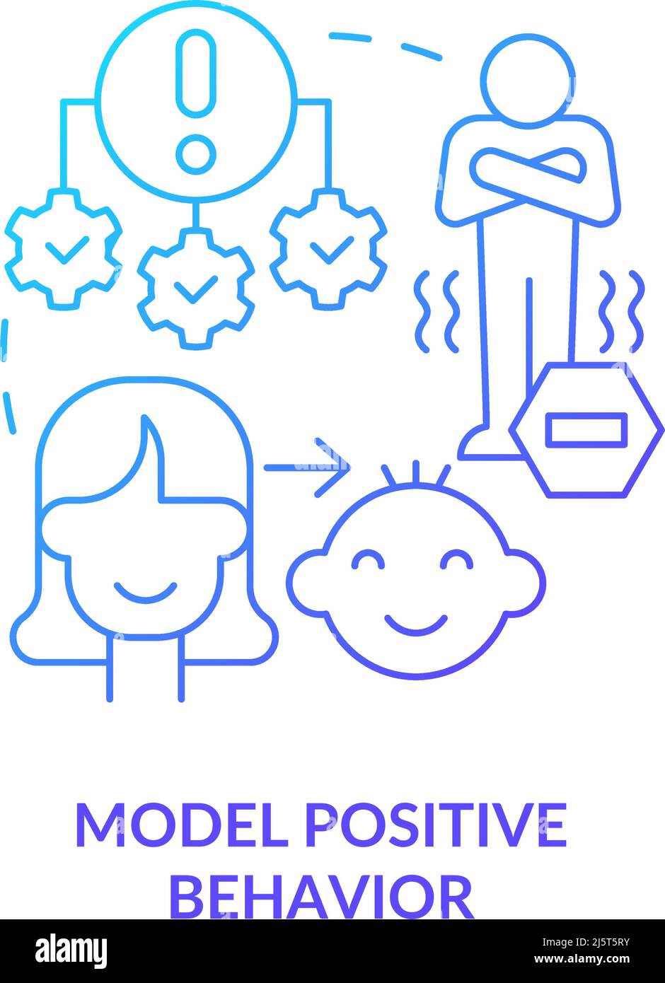 Scared child model Stock Vector Images - Alamy