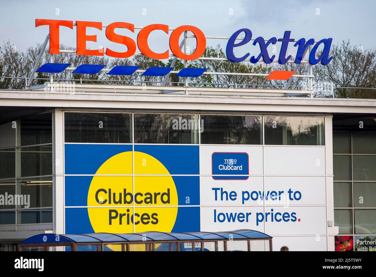 The Tesco Extra, Supermarket at Gillingham, Kent, England, UK Credit ...