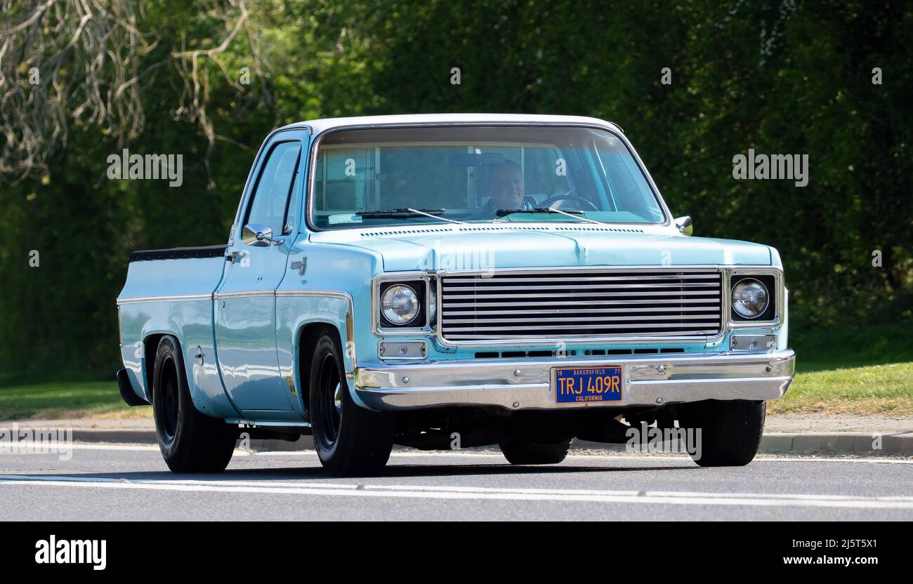 1976 Chevrolet pick up truck Stock Photo - Alamy