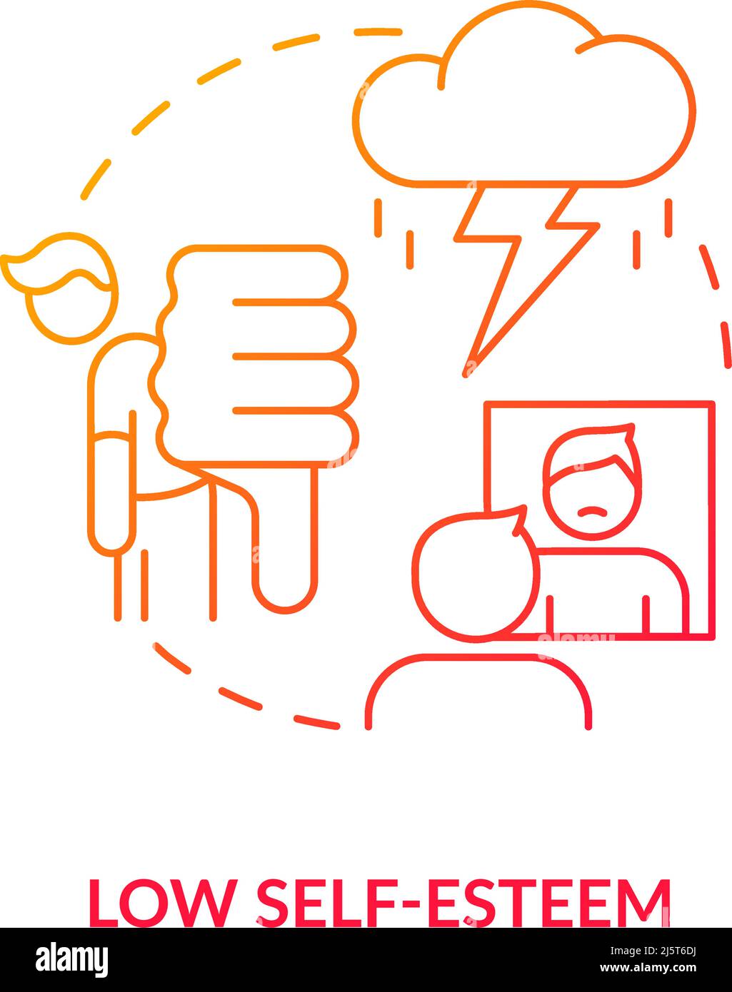 Icons Low Self Esteem 12,553 Self Esteem Icon High Res Illustrations