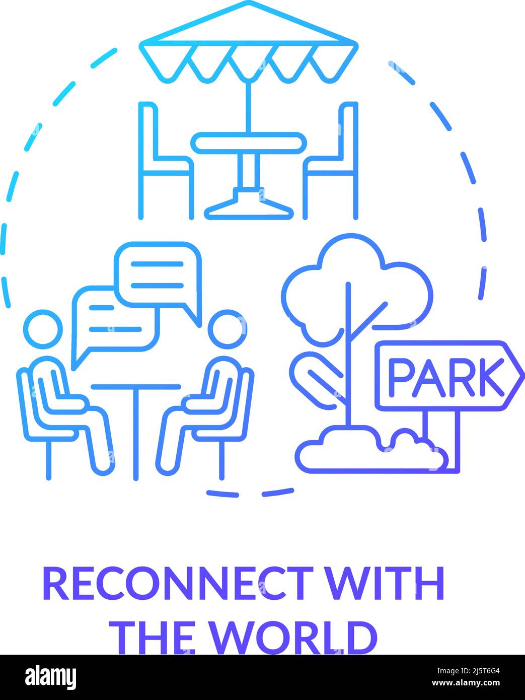 Rehab outdoor circle Stock Vector Images - Alamy