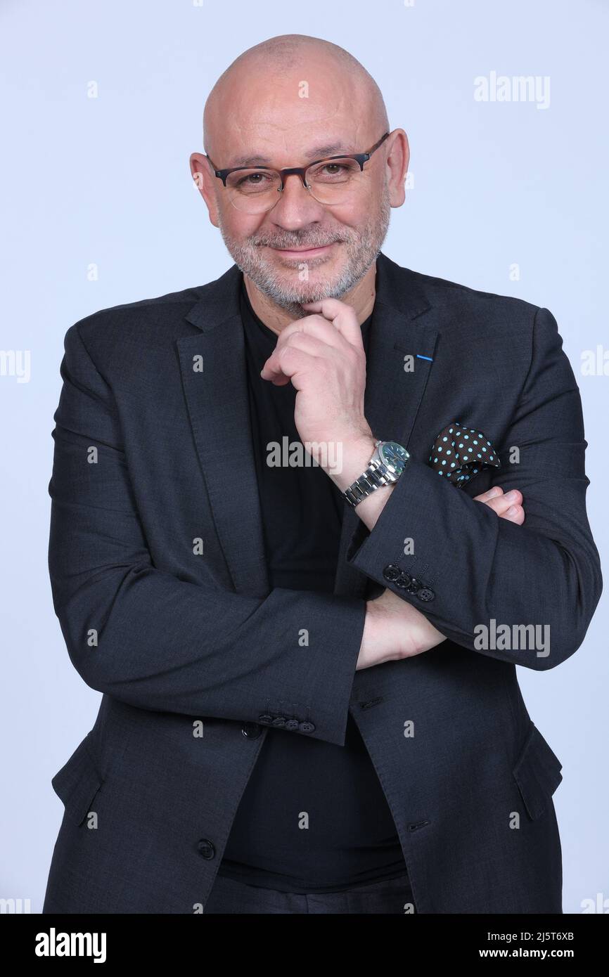 Exclusive - Frederic Hermel at the 'Les Grandes Gueules' talk show on ...