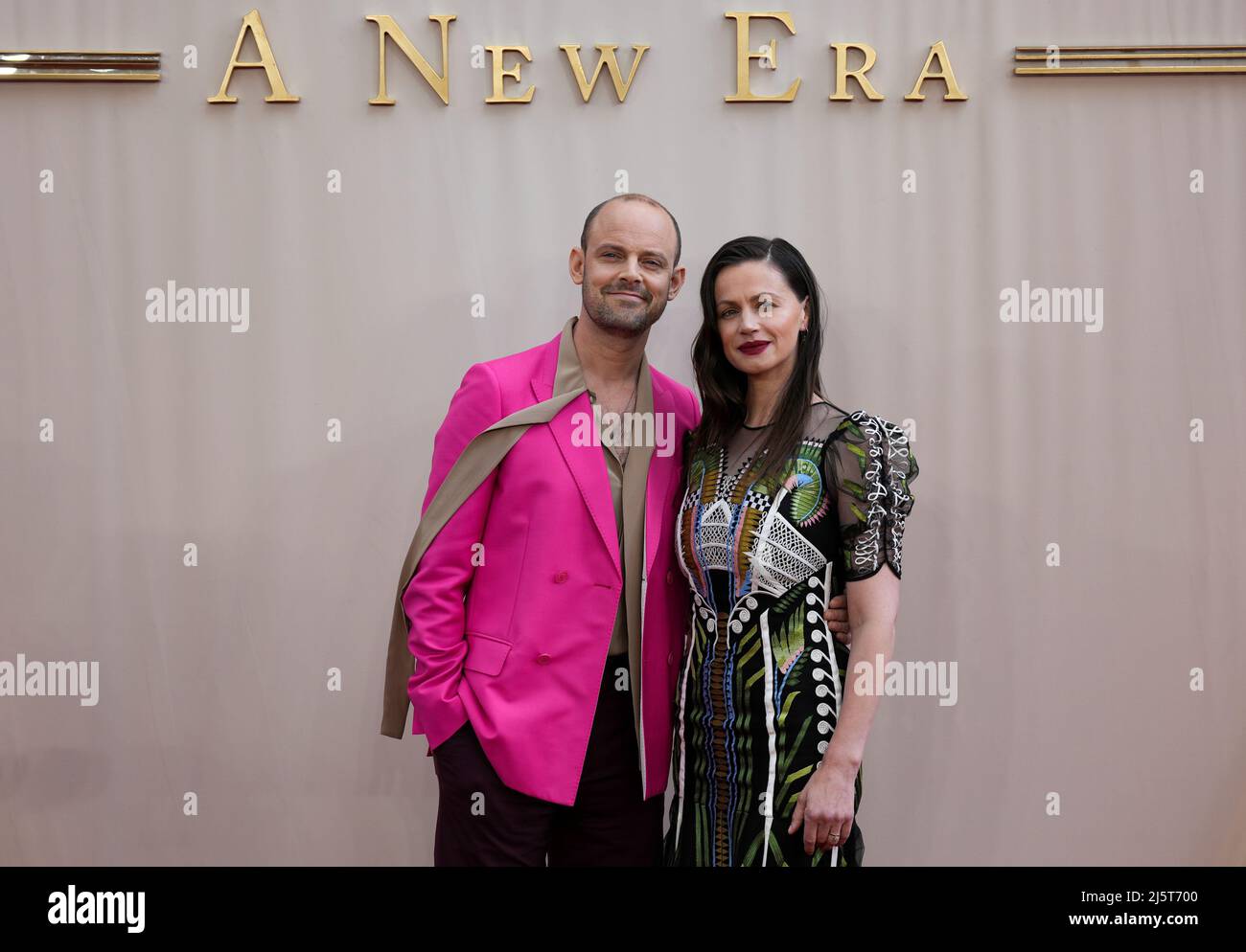Rebecca night harry hadden paton arrive hi-res stock photography and ...