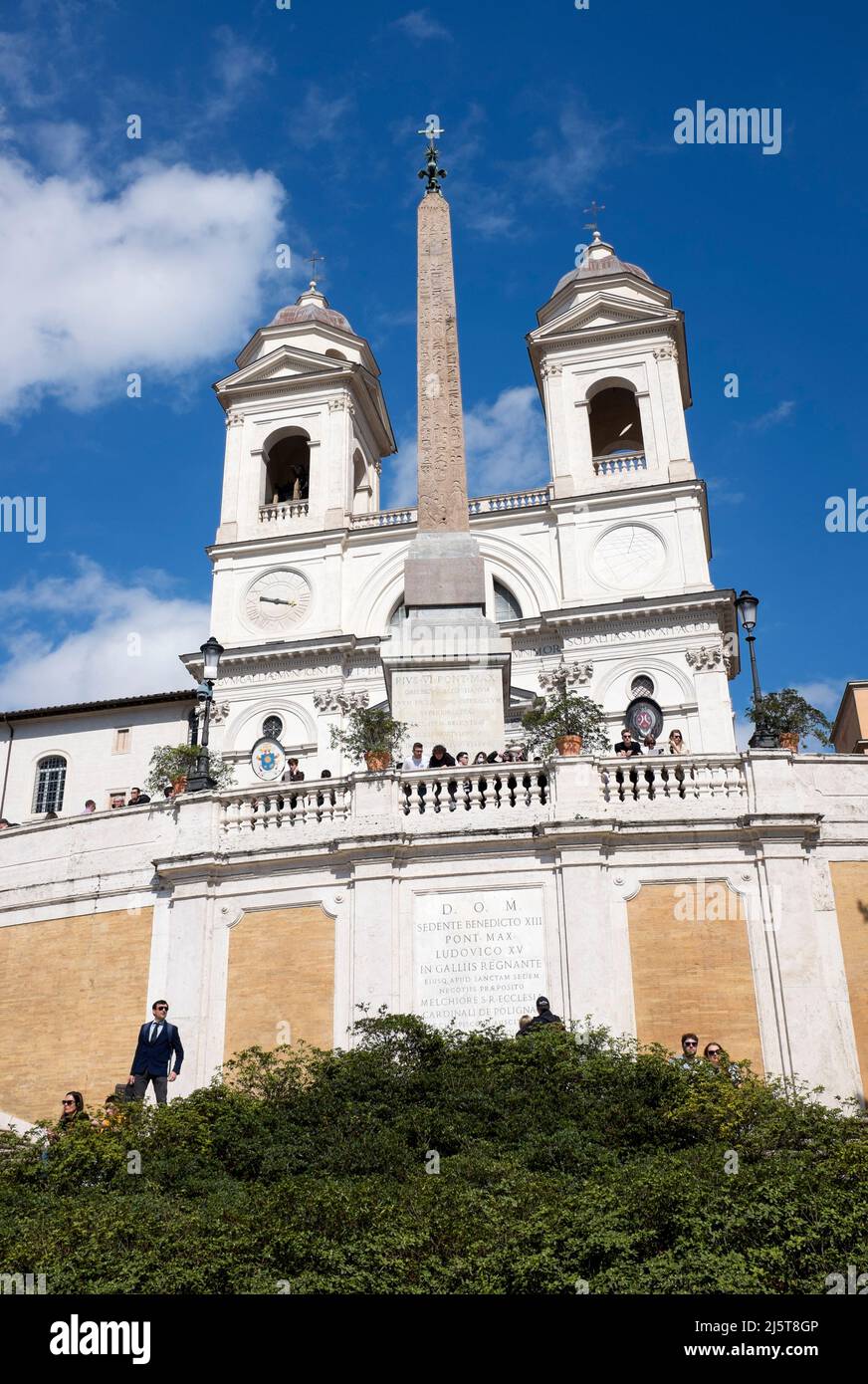 Church at the top of spanish steps hi-res stock photography and images ...