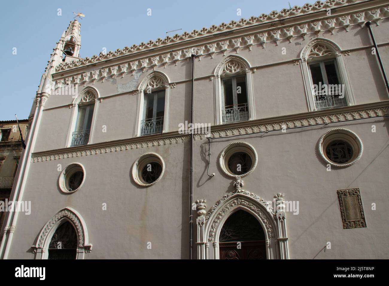 palace (?) and actual chamber of commerce and industry in agrigento in ...
