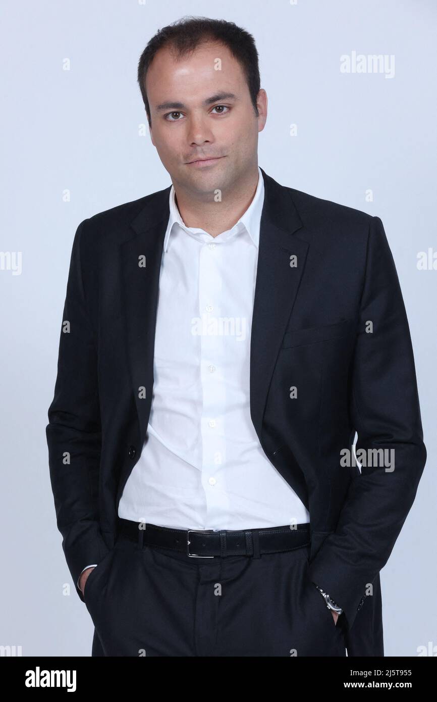 Exclusive - Charles Consigny at the 'Les Grandes Gueules' talk show on ...