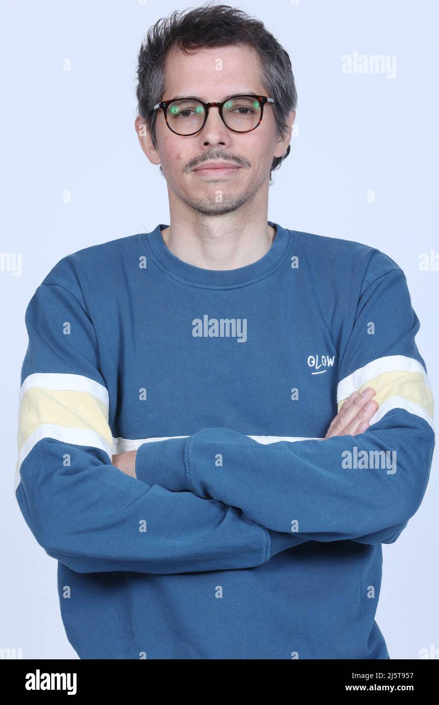 Exclusive - Thomas Porcher at the 'Les Grandes Gueules' talk show on ...